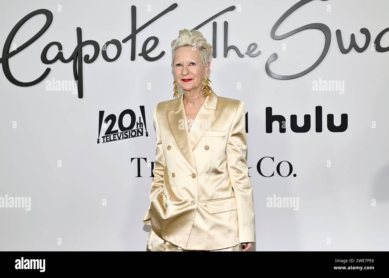 Costume designer Lou Eyrich attends the premiere of FX's "Feud: Capote ...