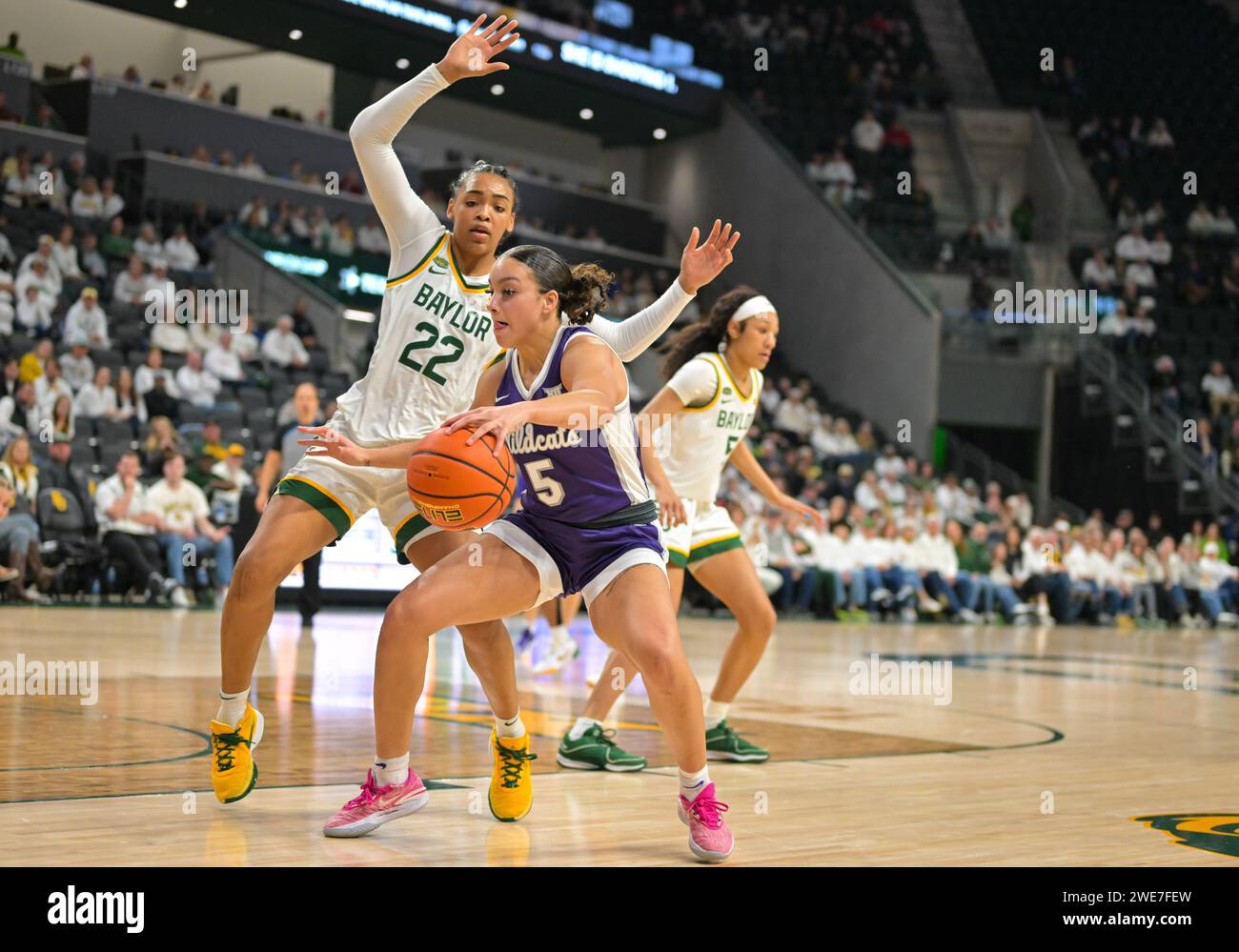Waco, Texas, USA. 22nd Jan, 2024. Baylor Lady Bears guard Bella ...