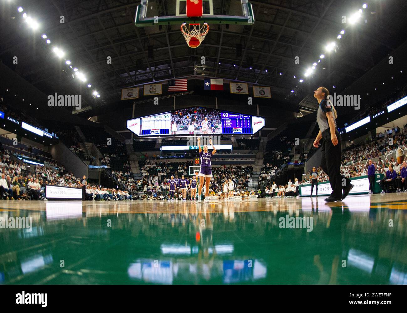 Waco, Texas, USA. 22nd Jan, 2024. Kansas State Wildcats guard Serena ...