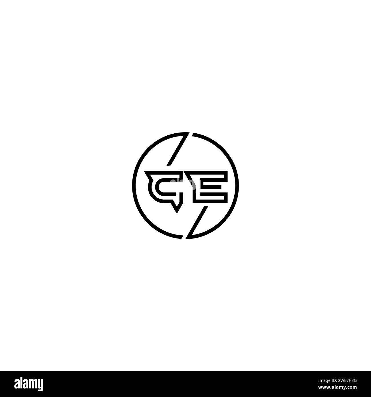 Black ce logo Stock Vector Images - Alamy