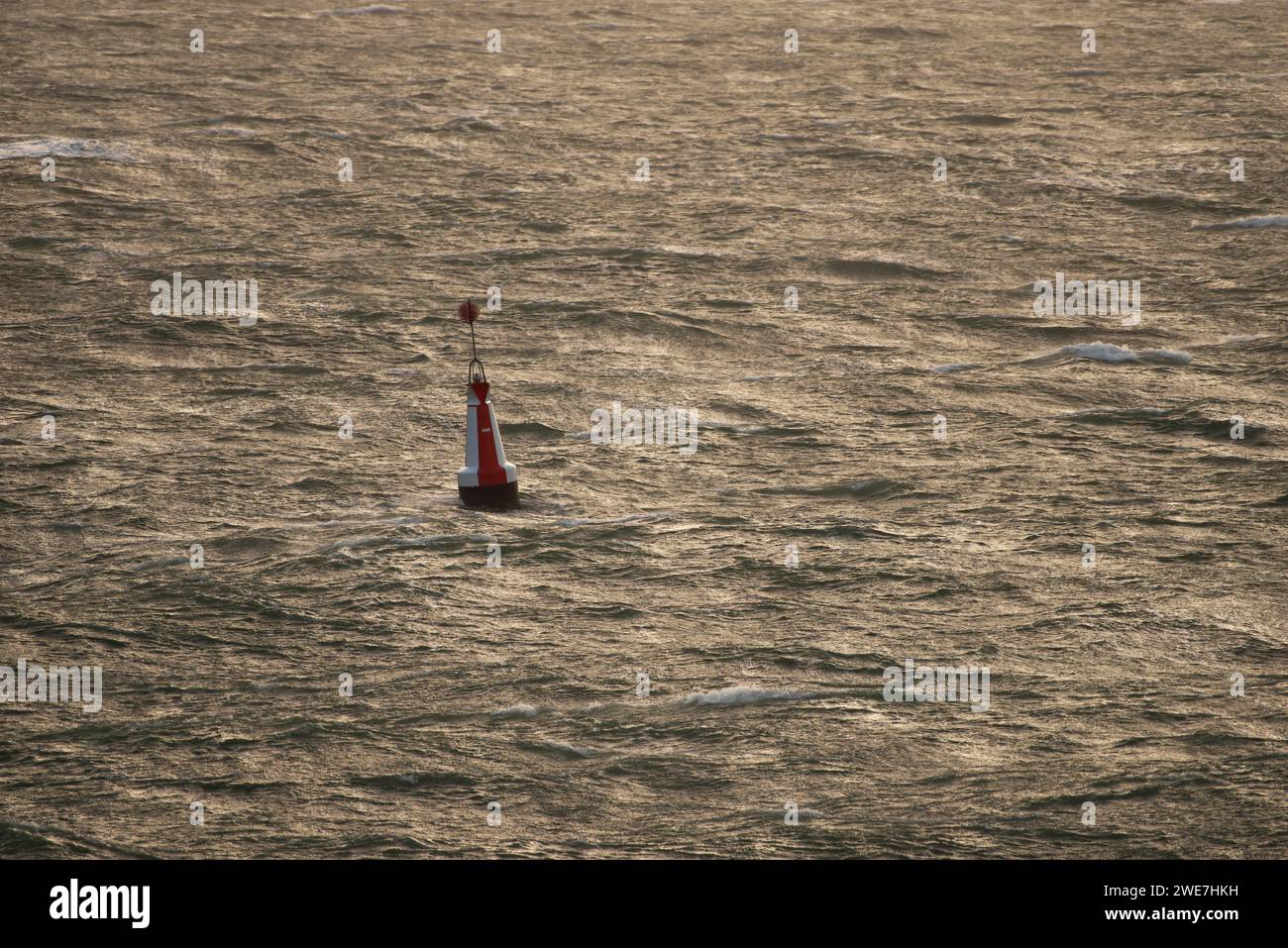 Buoy, floating signal sign, Baltic Sea, Germany, Denmark Stock Photo ...