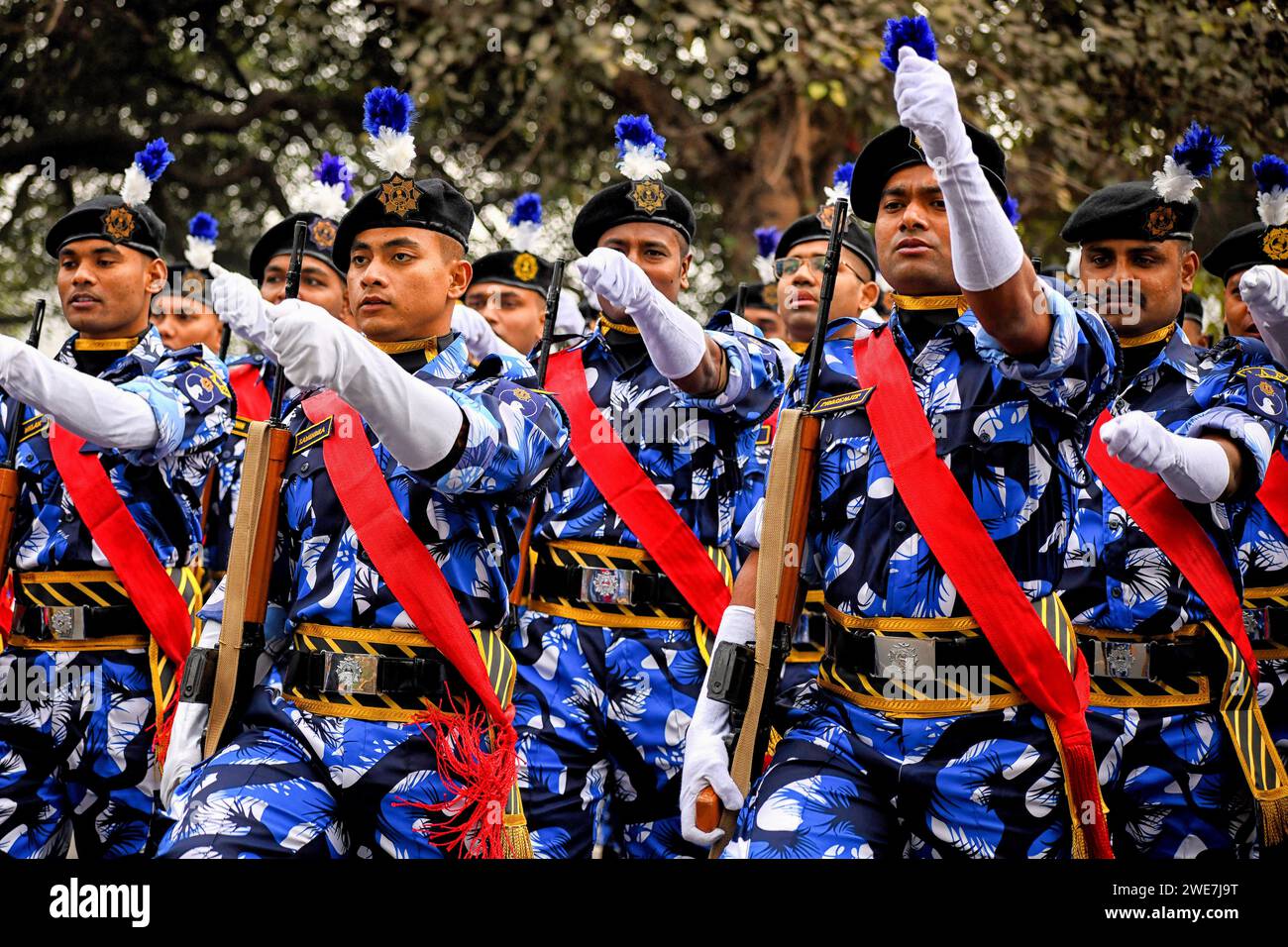 Indian rapid action force raf hi-res stock photography and images - Alamy