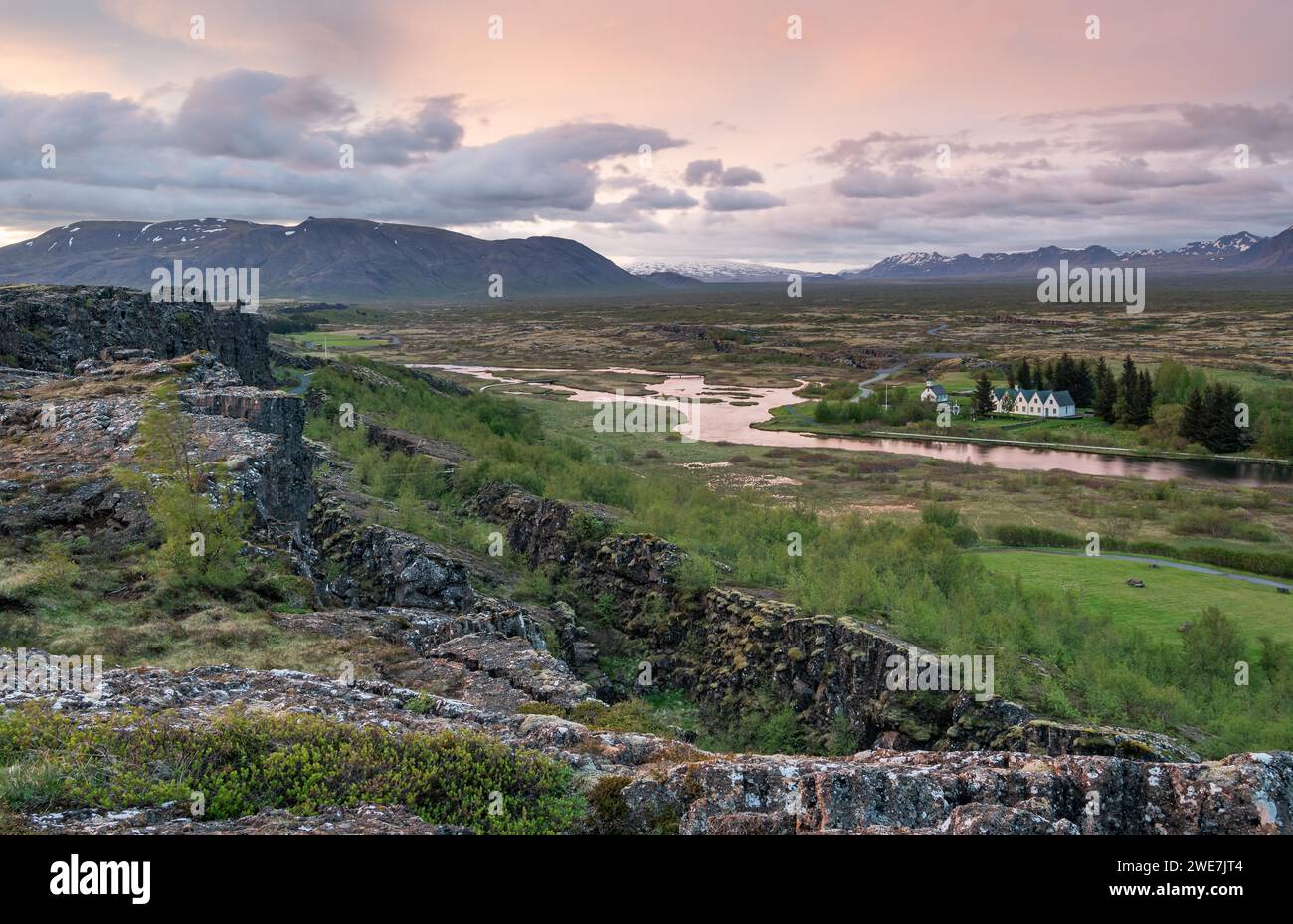 Almannagja gorge hi-res stock photography and images - Alamy