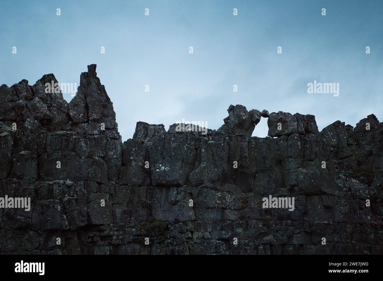 Pingvellir or Thingvellir or Pingvellir, Almannagja Gorge, National ...