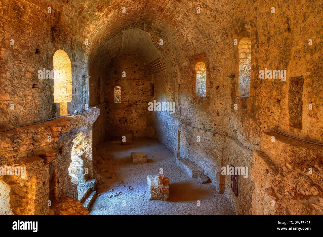 Stone castle interior hi-res stock photography and images - Alamy