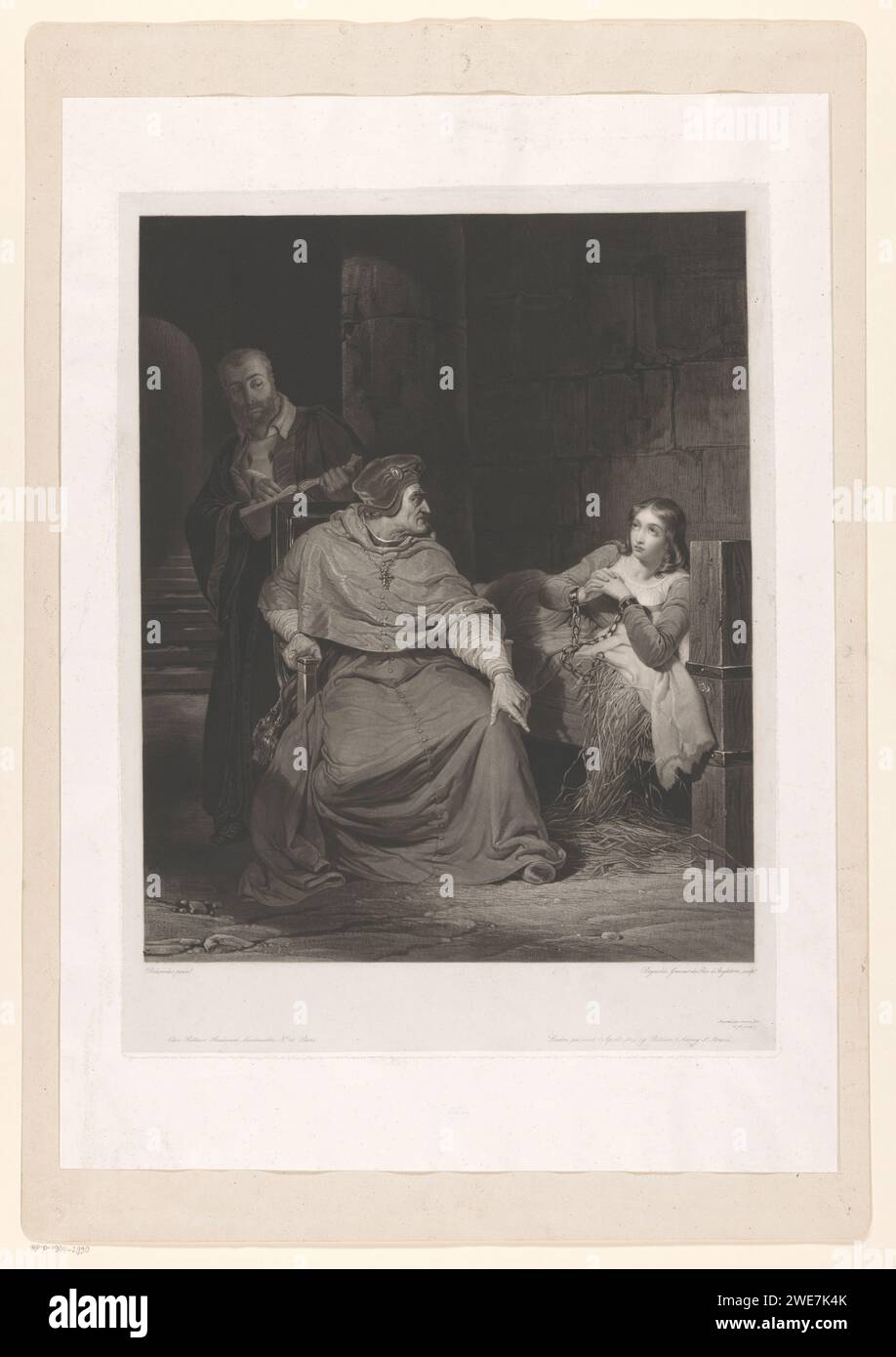 Jeanne d'Arc in captivity interviewed by Henri de Beaufort, Samuel ...
