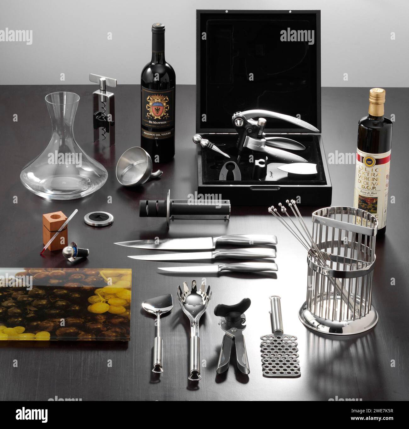 Various kitchen and bar utensils Stock Photo - Alamy