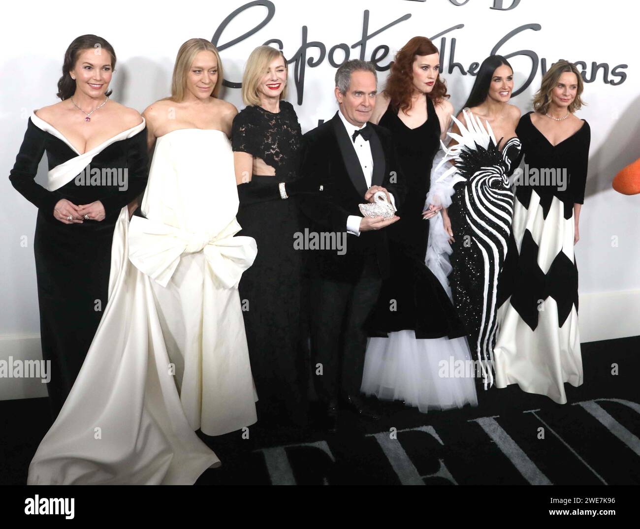 January 23, 2024, New York, New York, USA: Actors DIANE LANE, CHLOE ...