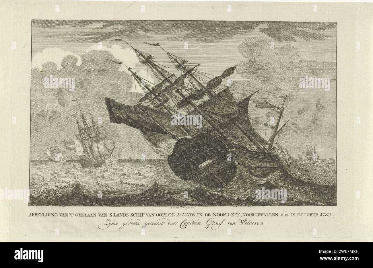 Captain ter zee louis marie graaf van welderen hi-res stock photography ...