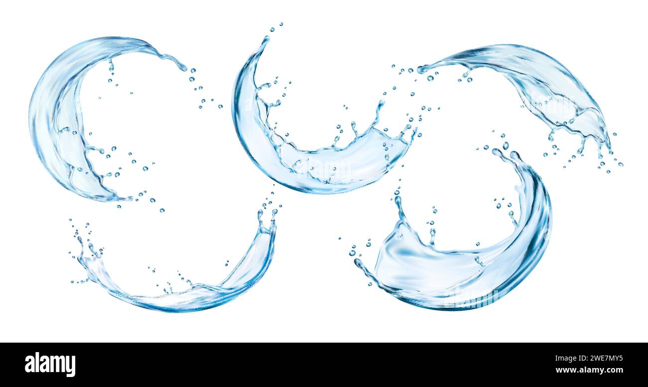 Mid air water droplet Stock Vector Images - Alamy