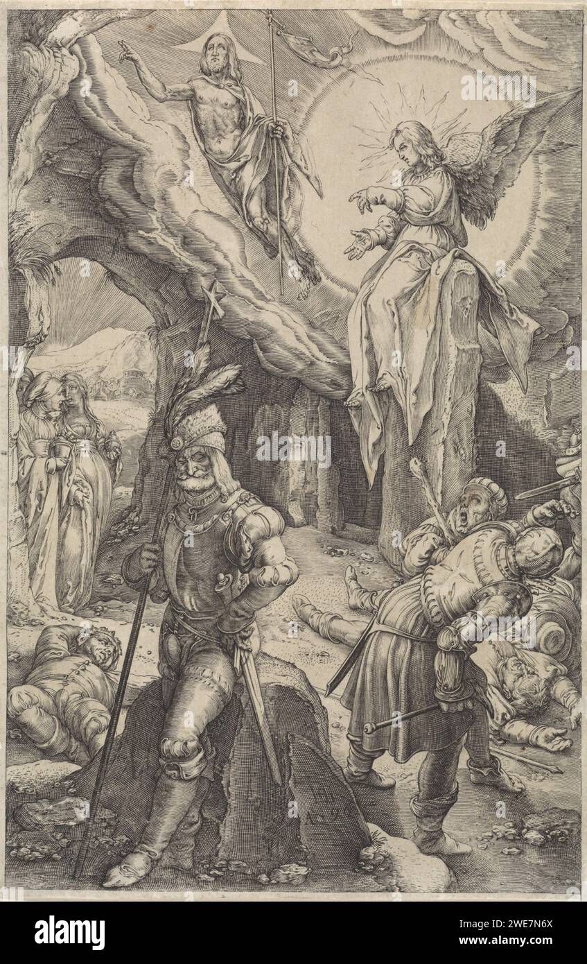 Resurrection of Christ, Anonymous, After Hendrick Goltzius, 1596 - 1667 ...