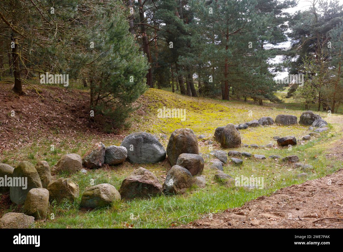 Parts of a Viking camp on the River Peene near Menzlin, Viking ...