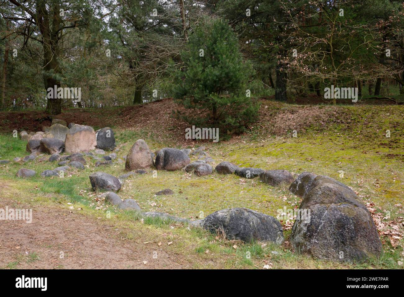 Parts of a Viking camp on the River Peene near Menzlin, Viking ...