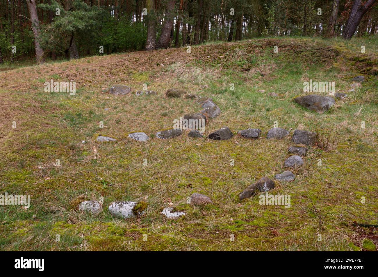 Parts of a Viking camp on the River Peene near Menzlin, Viking ...