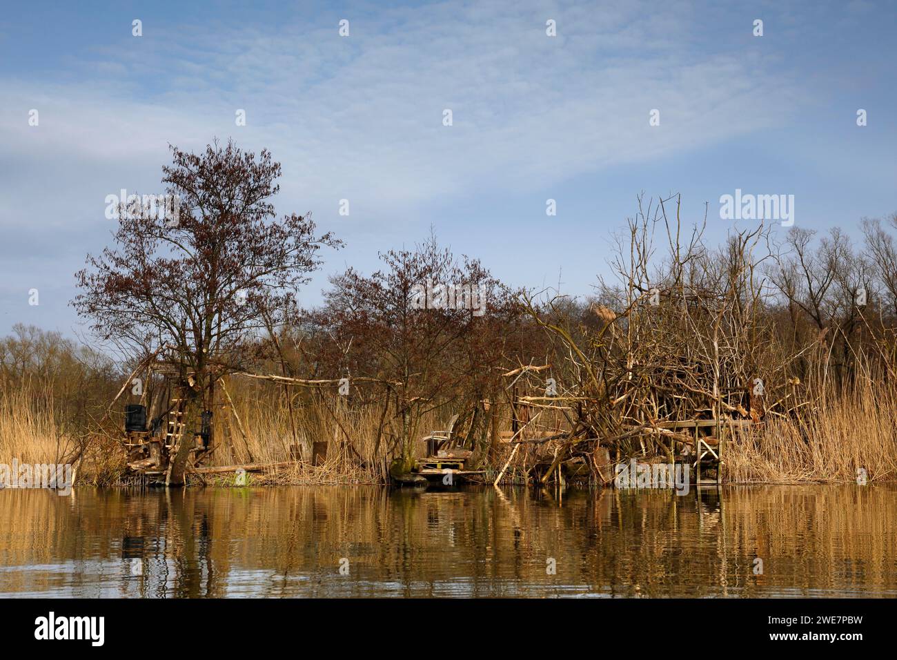Tourist infrastructure, climbing garden for children made from natural ...