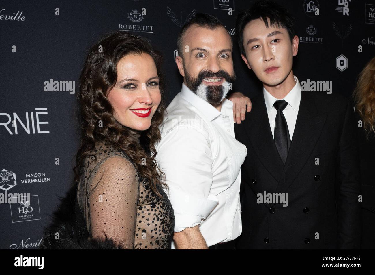 Paris, France. 23rd Jan, 2024. Soprano Erminie Blondel and Julien ...