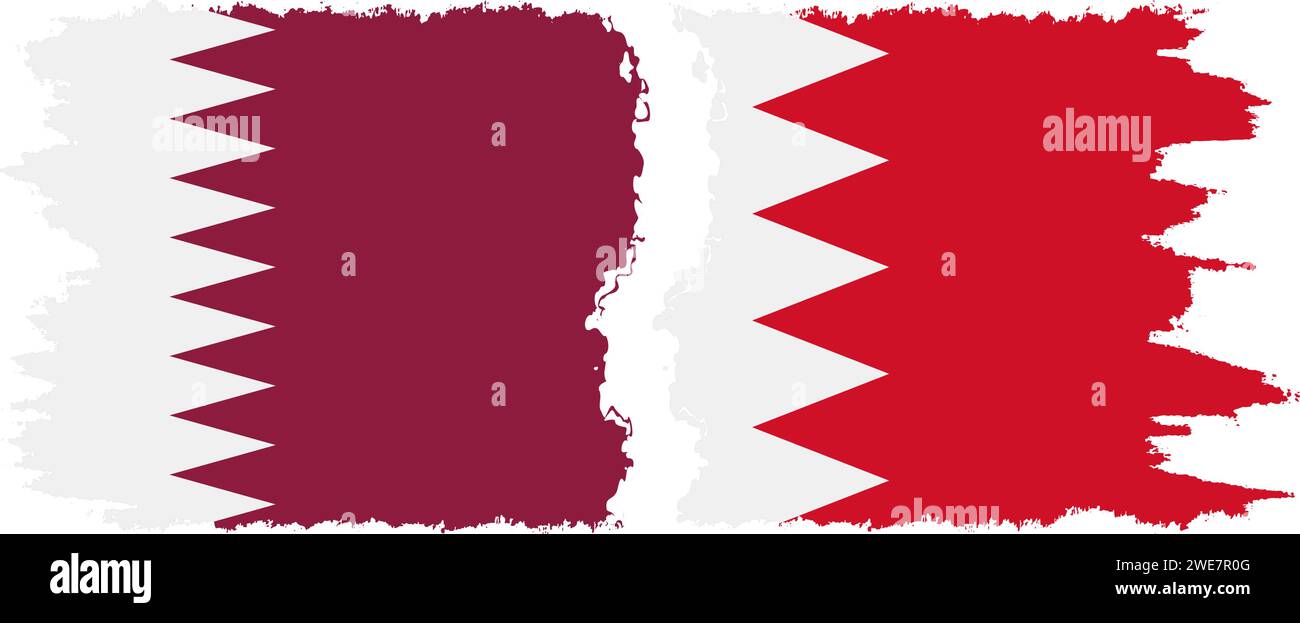 Bahrain qatar conflict Stock Vector Images - Alamy