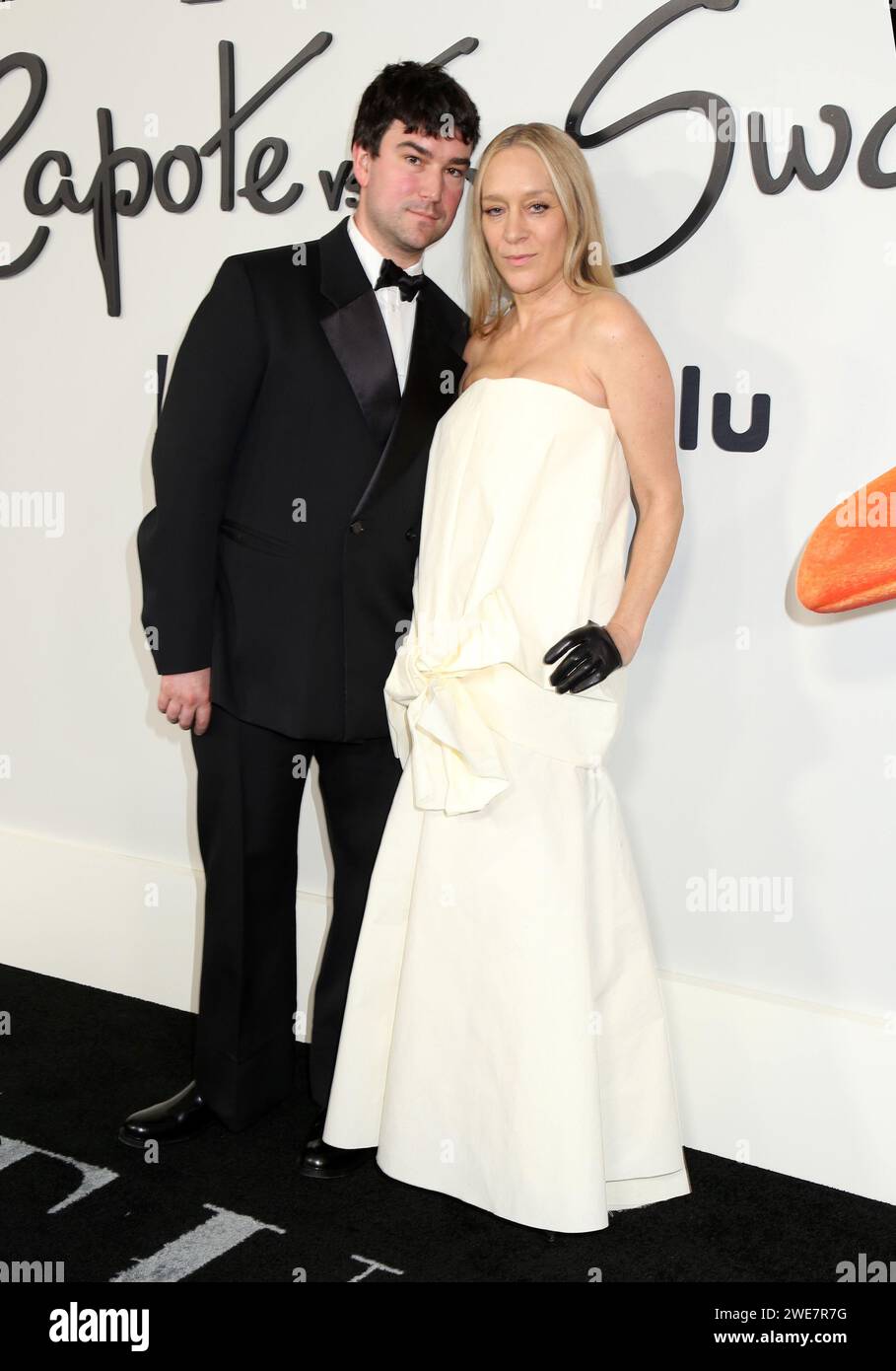New York City, USA. 23rd Jan, 2024. Chloe Sevigny and husband Sinisa ...