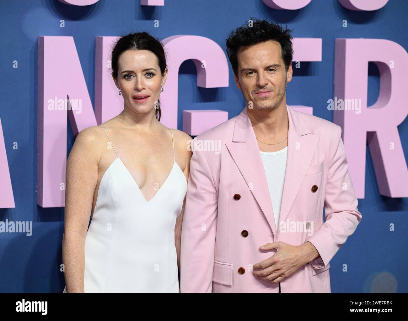 London, UK. 23rd Jan, 2024. Claire Foy and Andrew Scott at the All Of ...