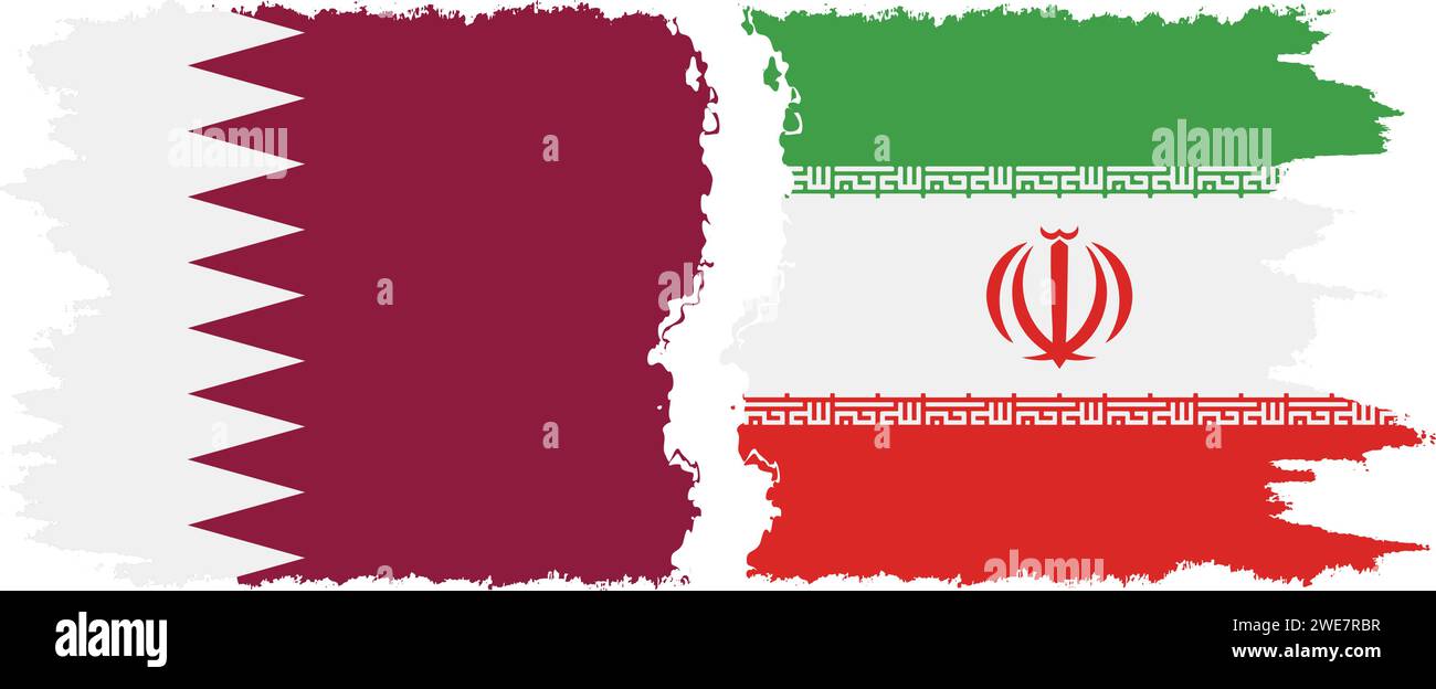 Iran qatar conflict Stock Vector Images - Alamy