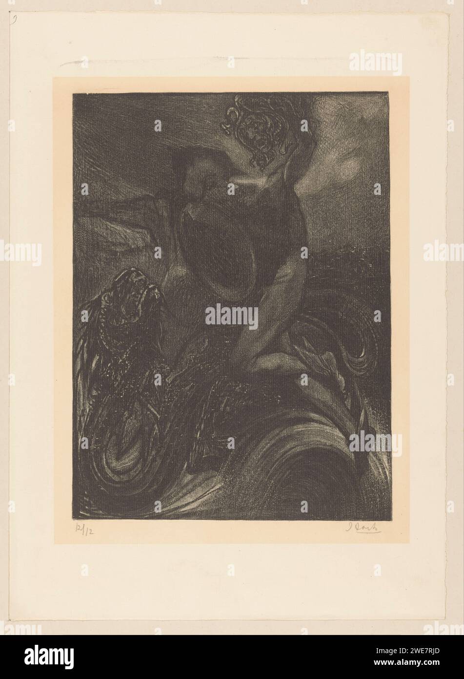 Perseus and the sea monster, Johannes Josephus Aarts, 1881 - 1934 print ...
