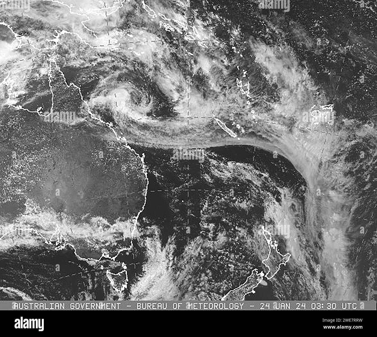 In this satellite image provided by the Japan Meteorological Agency ...