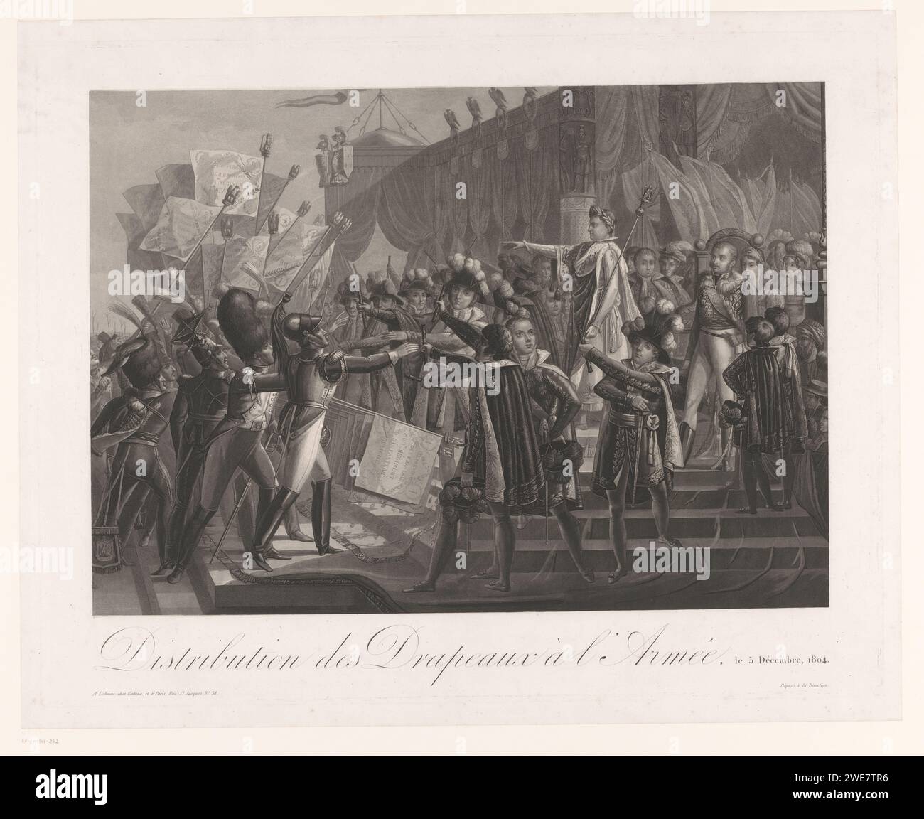 Napoleon presents the flags to the army, Anonymous, in or after 1810 ...