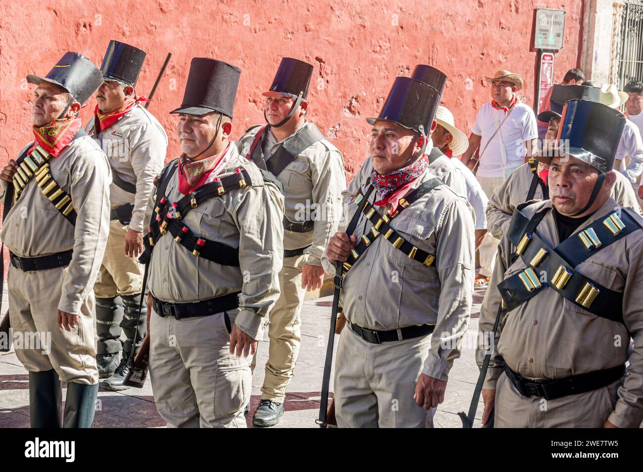 Merida Mexico,centro historico central historic district,parade Mexican ...