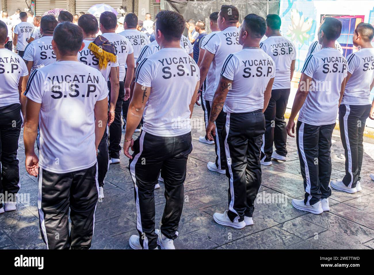 Merida Mexico,centro historico central historic district,parade Mexican ...