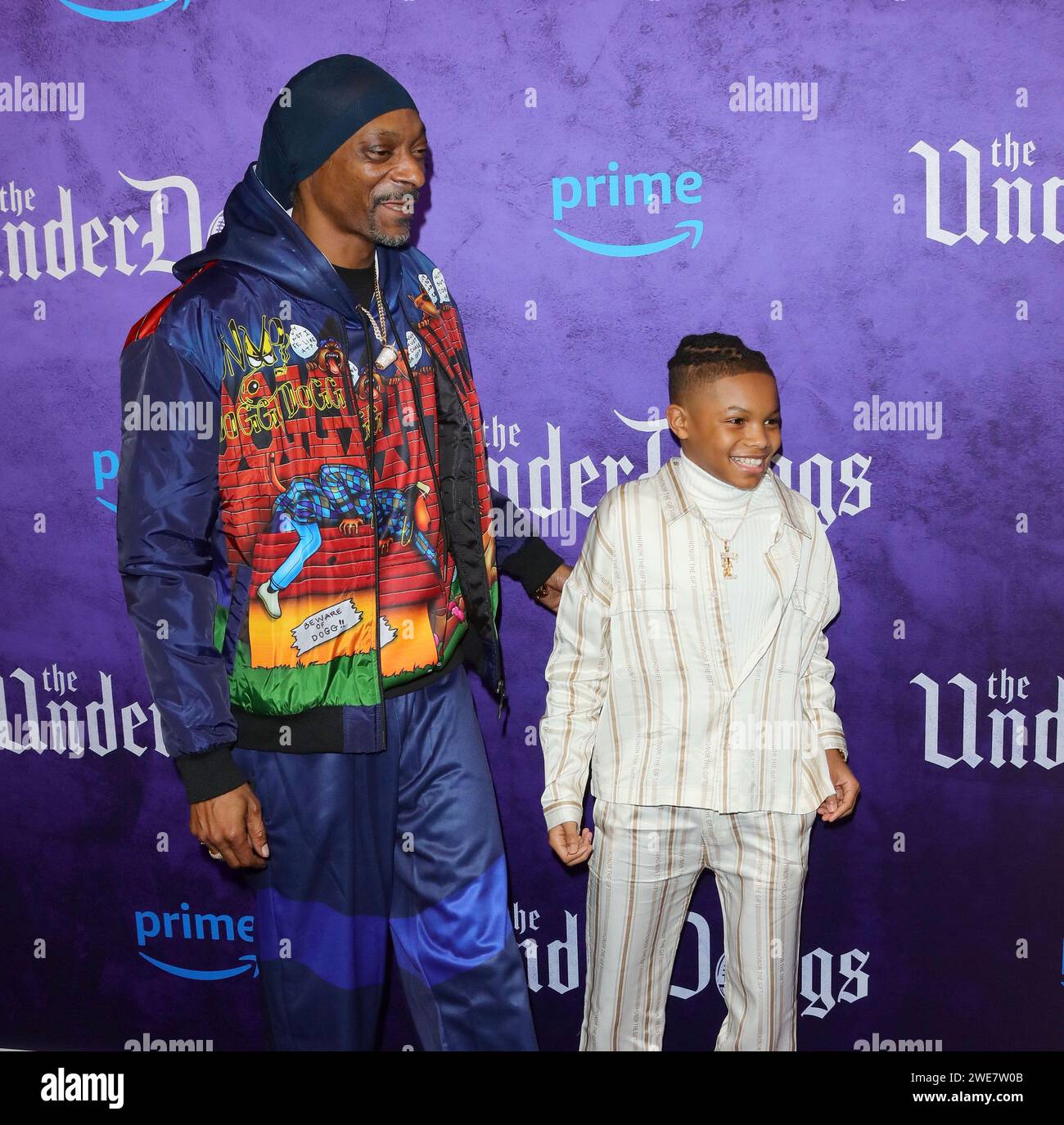Culver City, USA. 23rd Jan, 2024. Snoop Dogg, Jonigan Booth arrives at ...