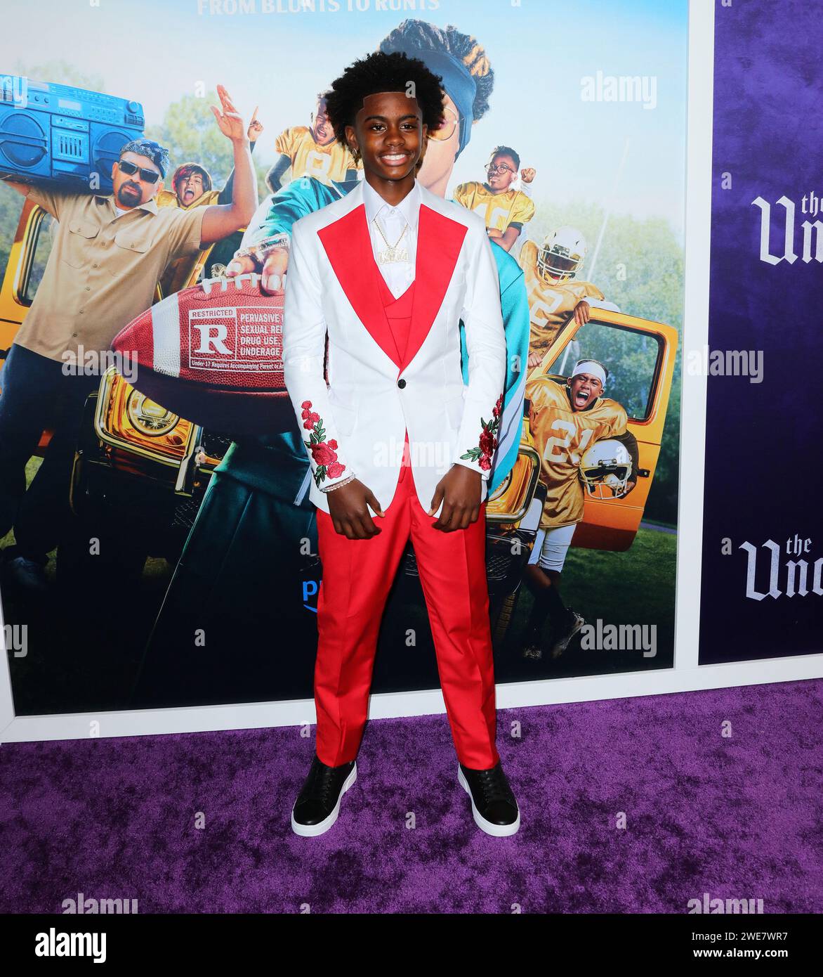 Culver City, USA. 23rd Jan, 2024. Caleb Dixon arrives at The World ...
