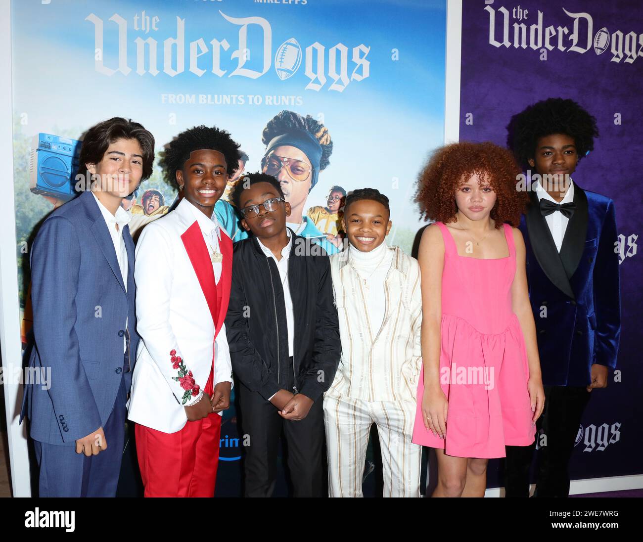 Culver City, USA. 23rd Jan, 2024. Adam James Carrillo, Caleb Dixon ...