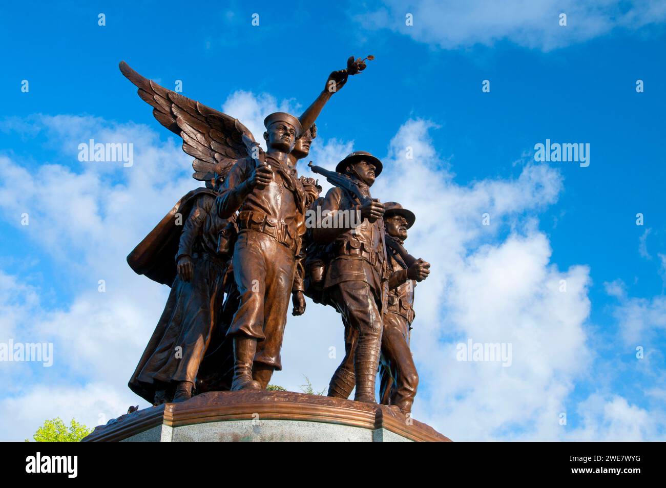 Winged Victory Monument, State Capitol Mall, Olympia, Washington Stock ...