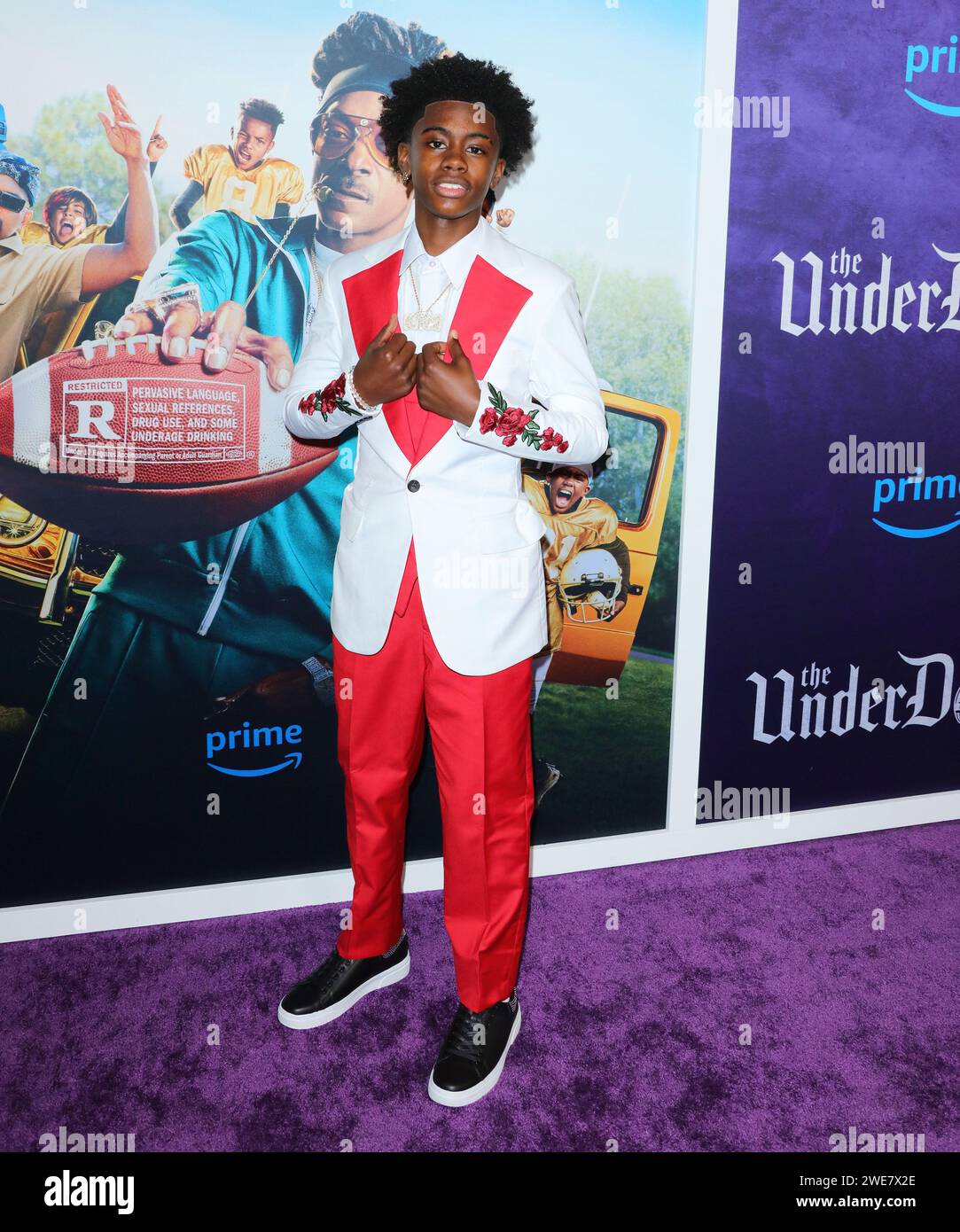 Culver City, USA. 23rd Jan, 2024. Caleb Dixon arrives at The World ...