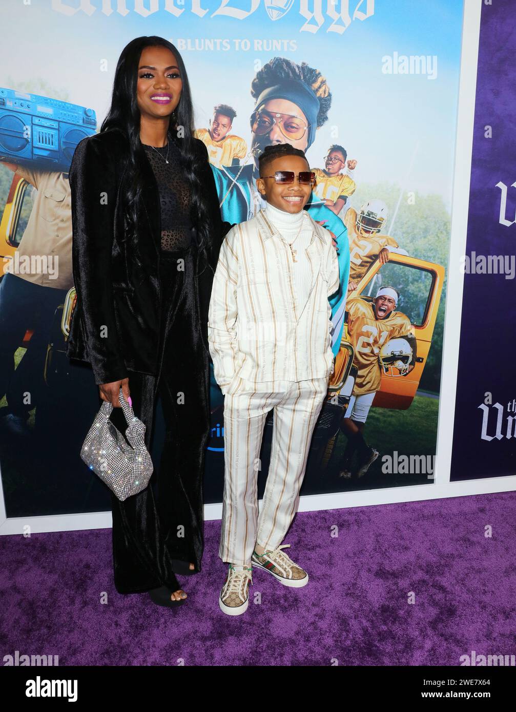 Culver City, USA. 23rd Jan, 2024. Jonigan Booth arrives at The World ...