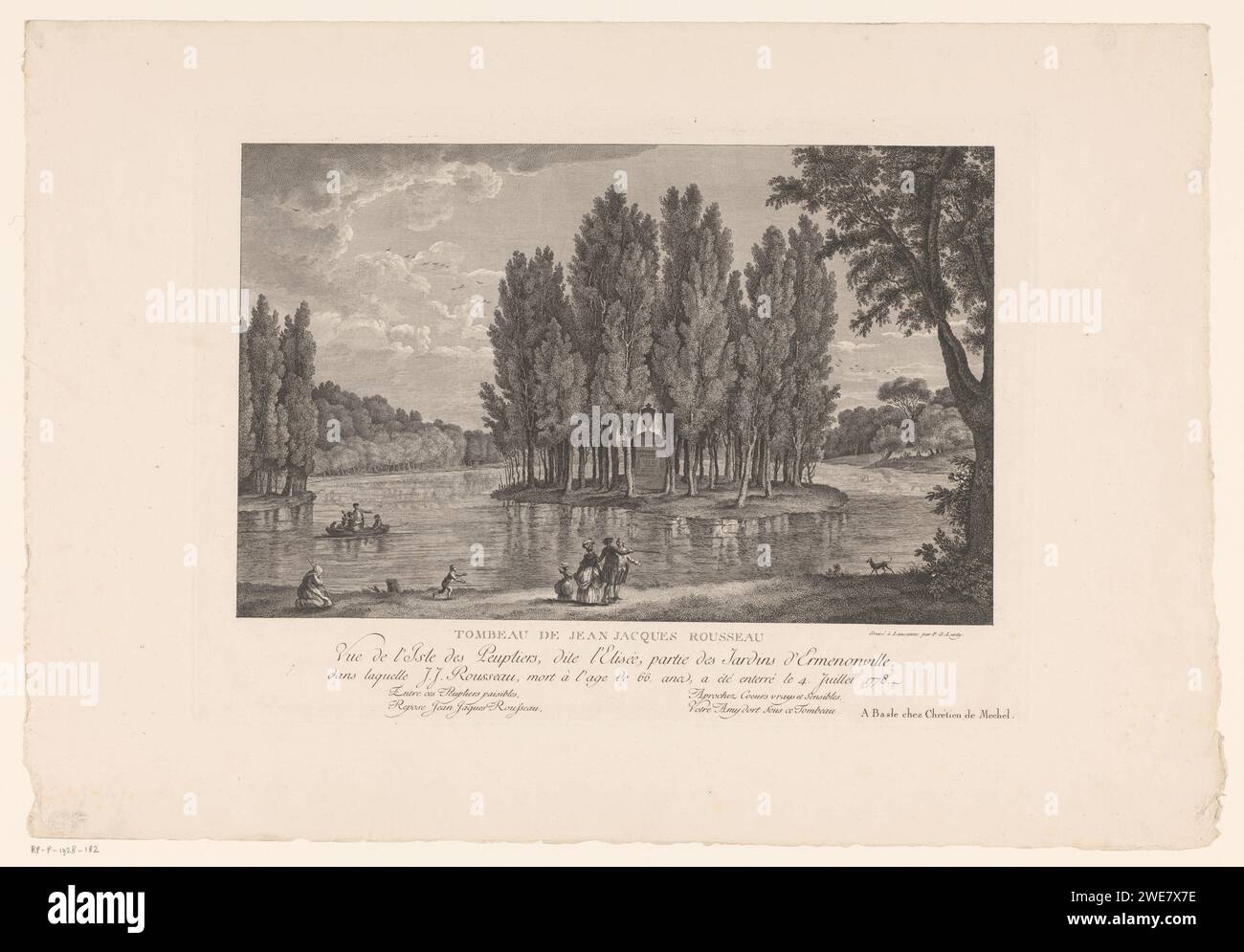 Tomb of jean jacques rousseau hi-res stock photography and images - Alamy
