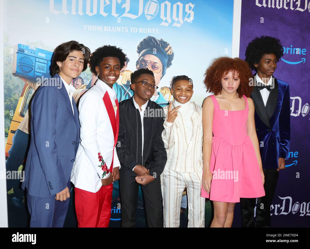 Culver City, USA. 23rd Jan, 2024. Adam James Carrillo, Caleb Dixon ...