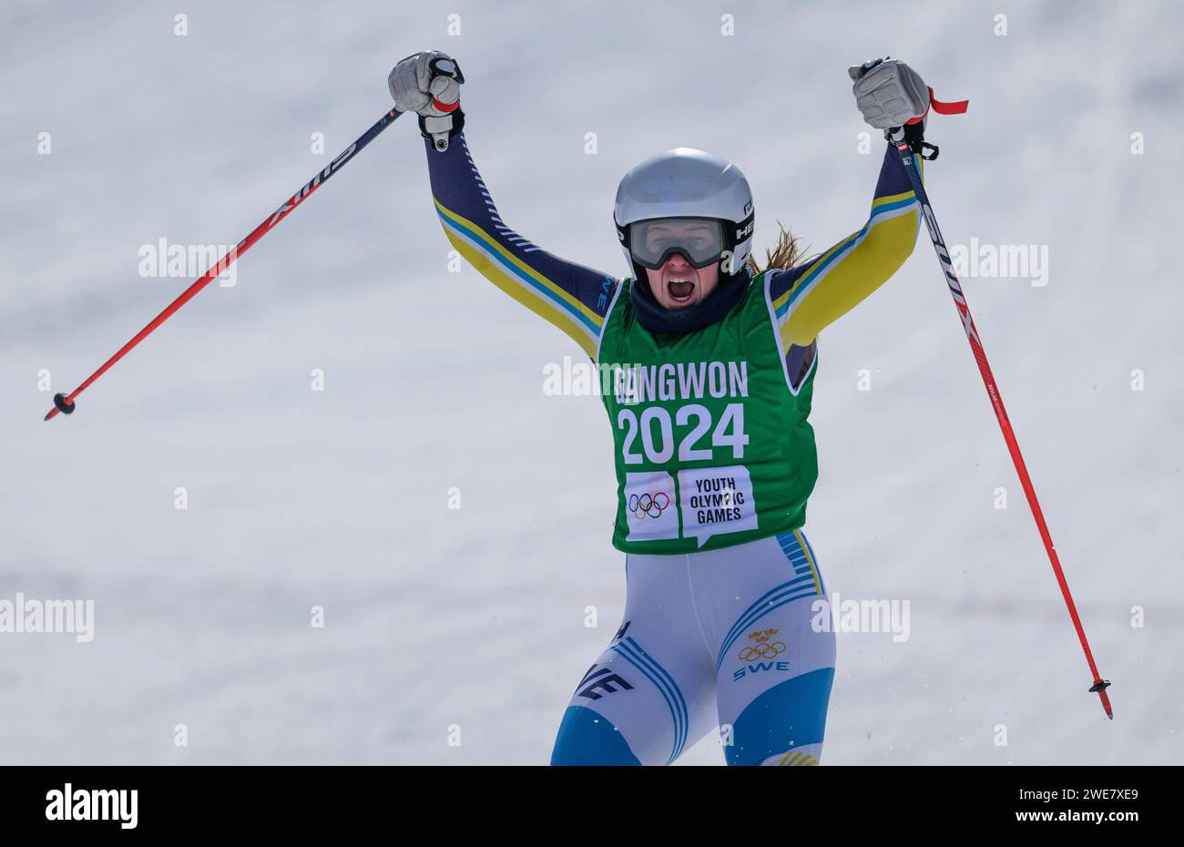 In this photo provided by Olympic Information Services, Alexandra ...