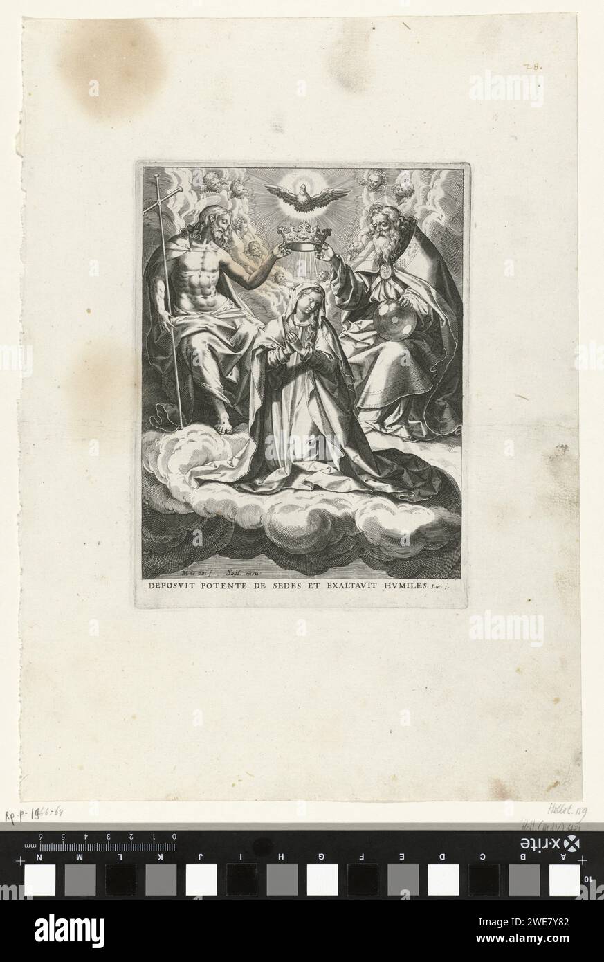 CREAT OF MARIA, Johann Sadeler (I), After Maerten de Vos, 1587 - 1589 ...