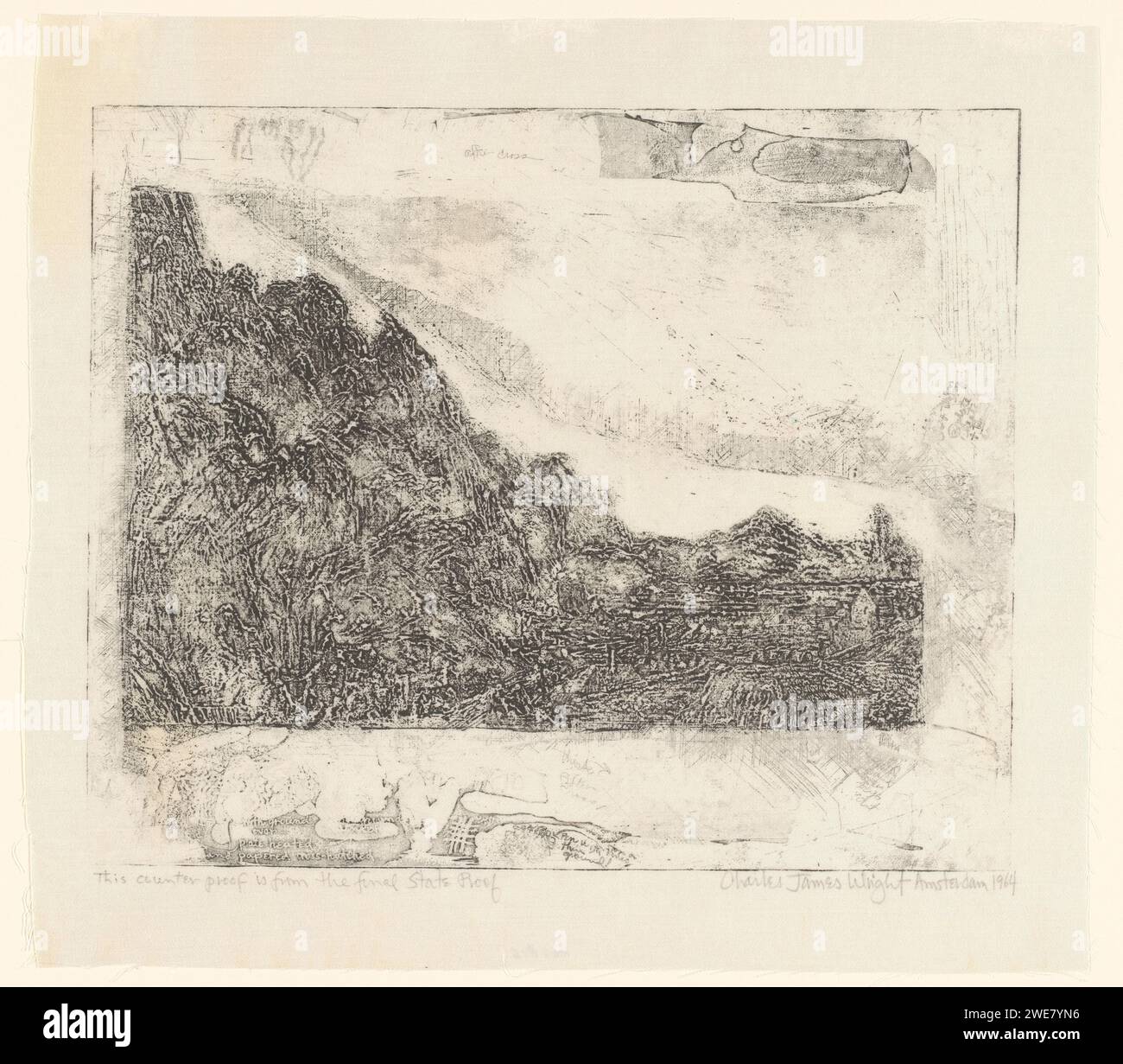 Rocky Landscape With Roads And River, Charles James Wright, After ...