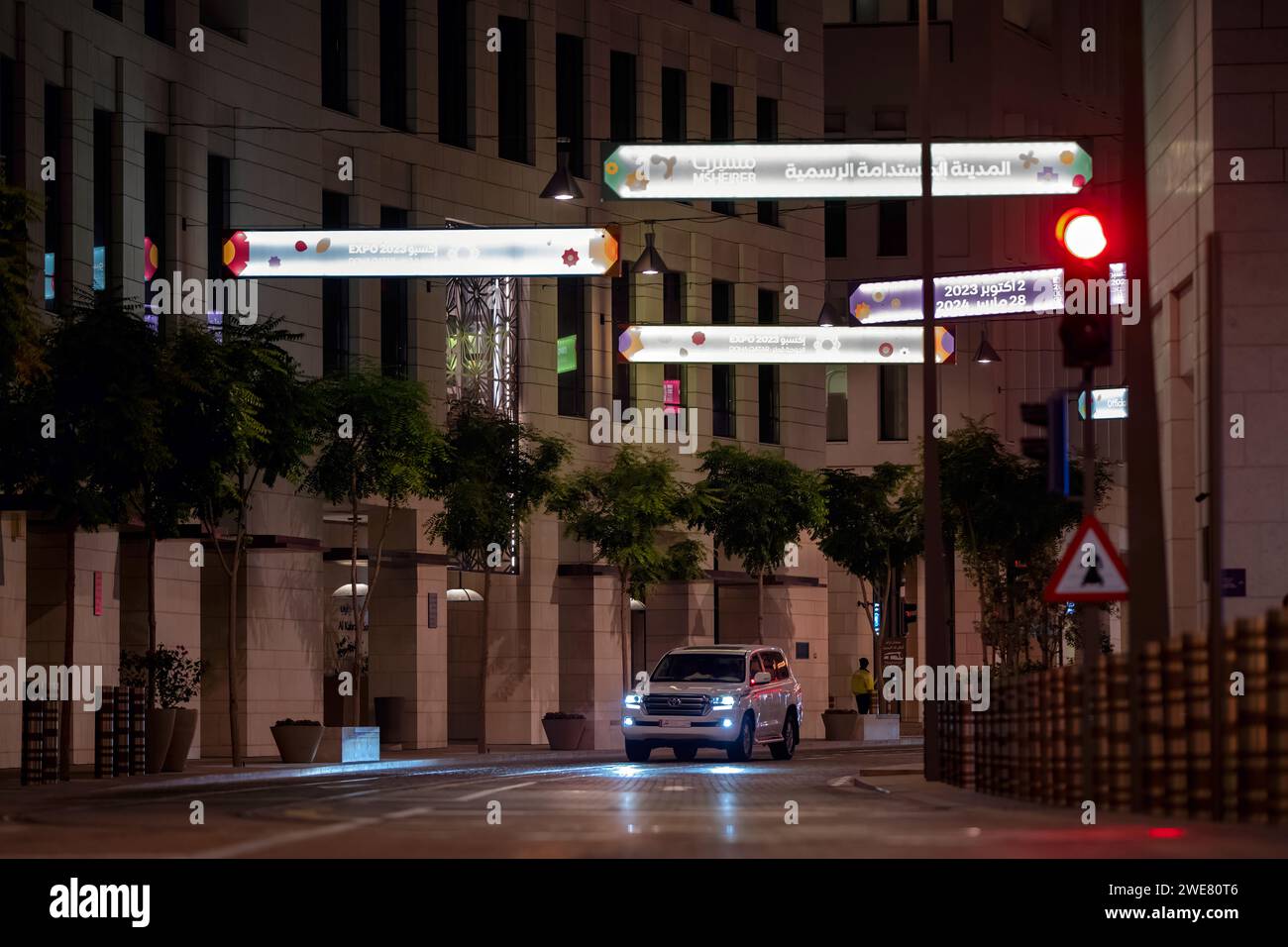 Doha, Qatar - January 22, 2024: Building Architecture of Musheireb ...