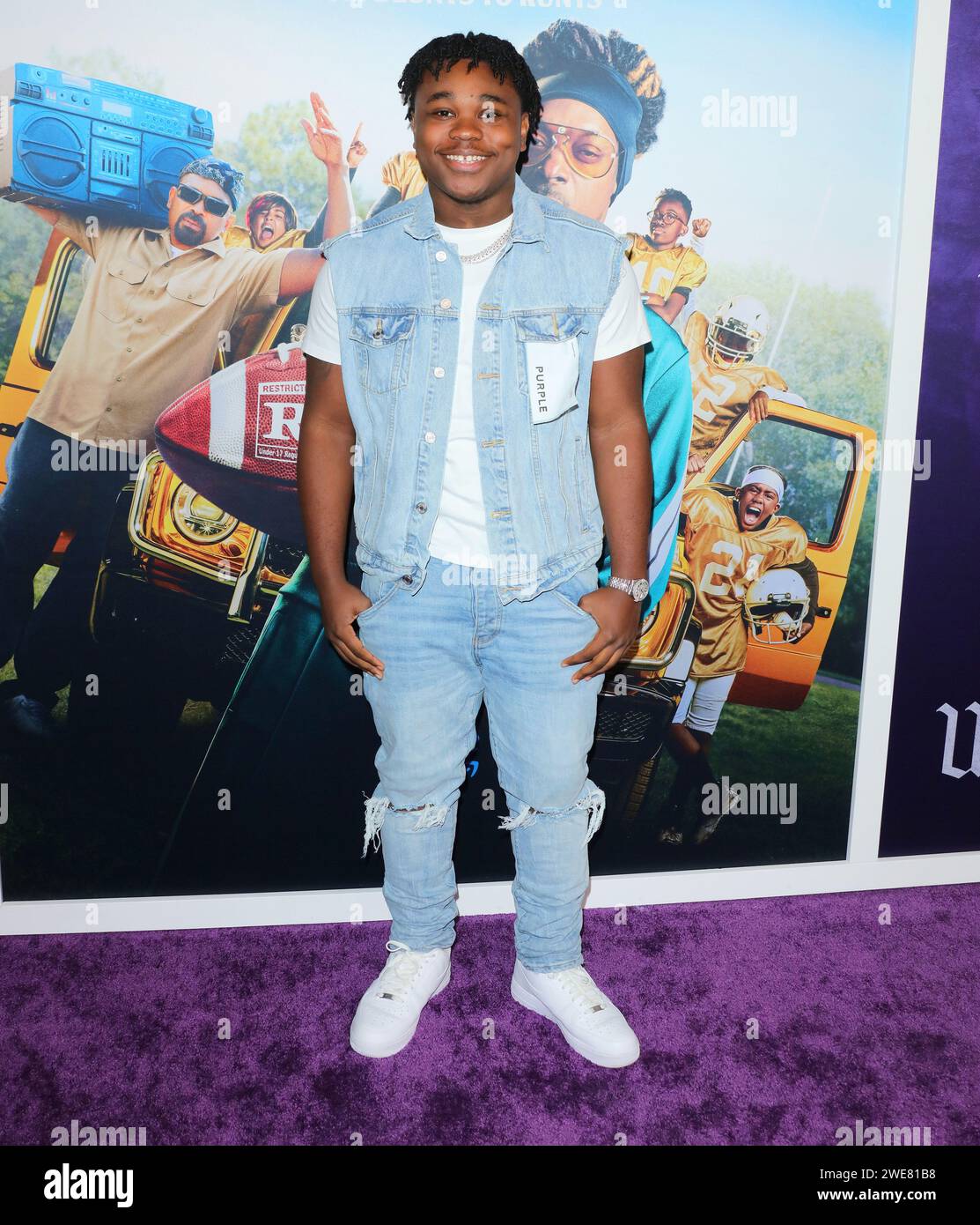 Culver City, USA. 23rd Jan, 2024. Jayln Hall arrives at The World ...