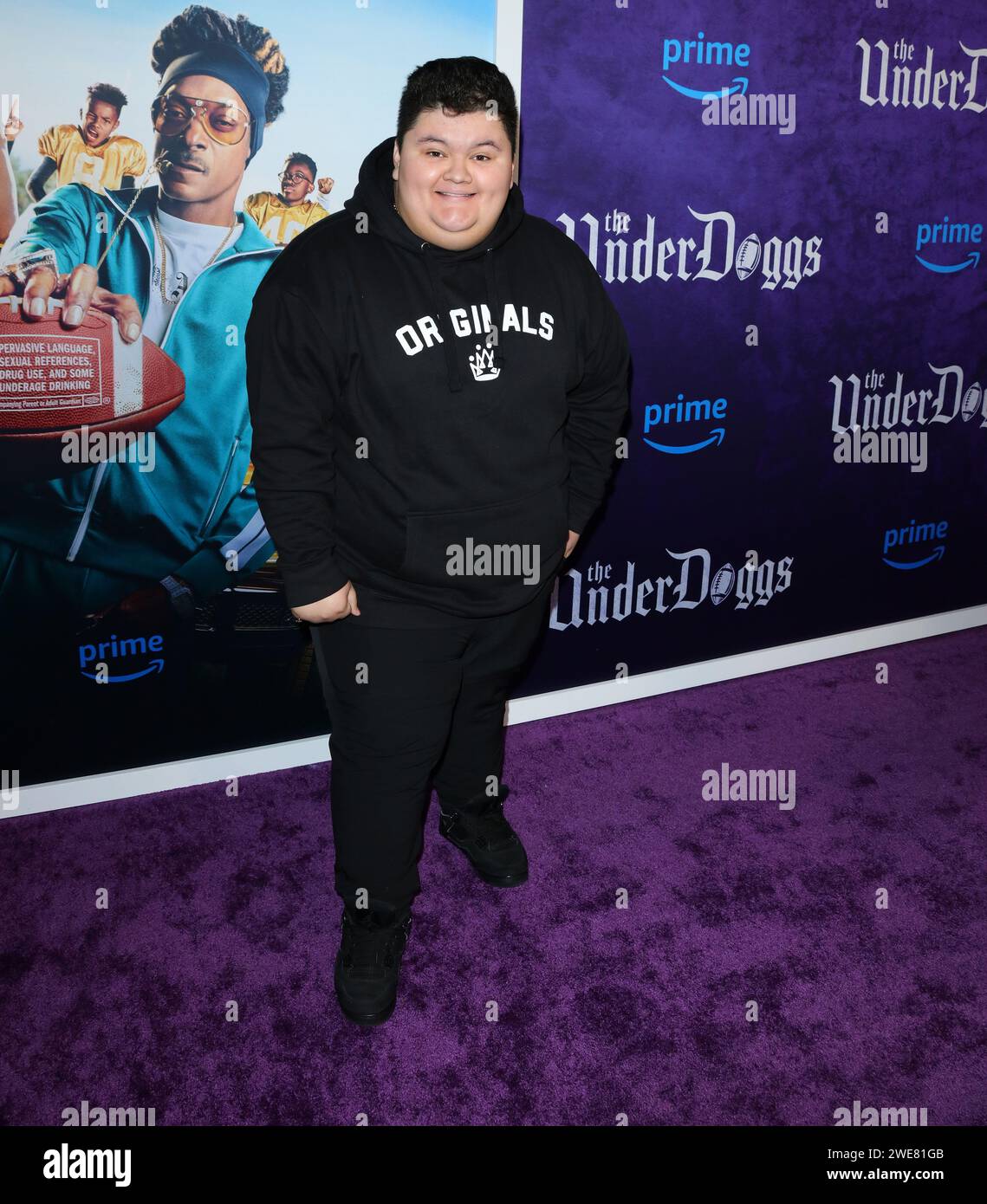 Culver City, USA. 23rd Jan, 2024. Jovan Armando arrives at The World ...