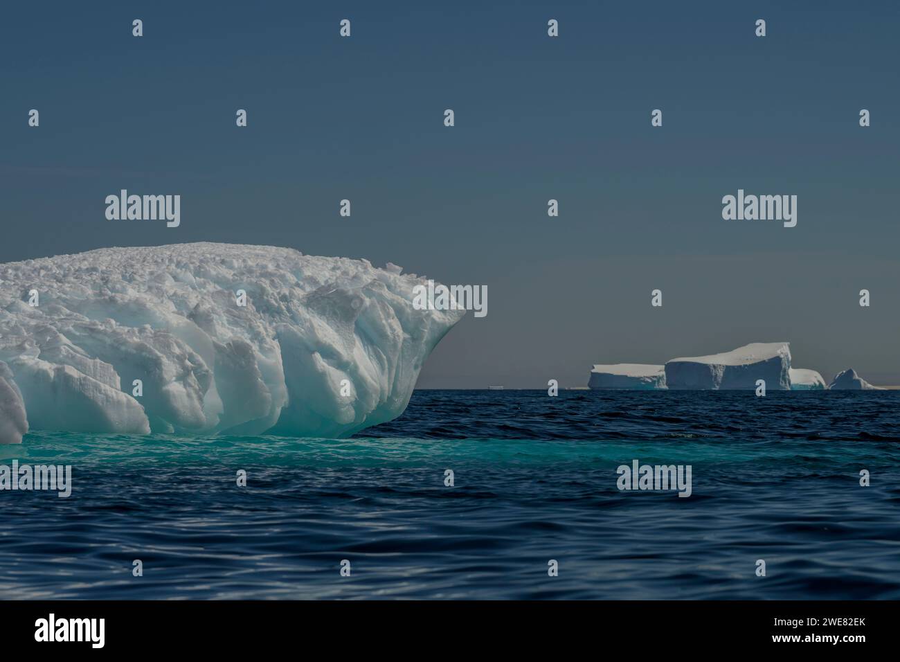 Iceberg floating in Mikkelsen Harbour, Antarctica Stock Photo - Alamy