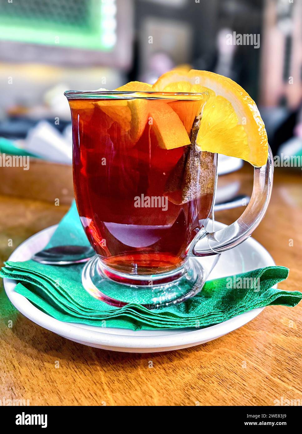 Glass mug vitamin tea hi-res stock photography and images - Alamy