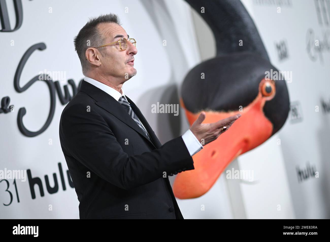 New York, USA. 23rd Jan, 2024. US playwright and screenwriter Jon Robin ...