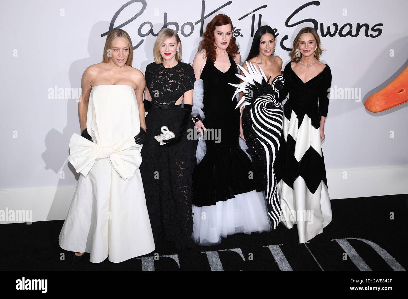 New York, USA. 23rd Jan, 2024. (L-R) Chloe Sevigny, Naomi Watts, Molly ...