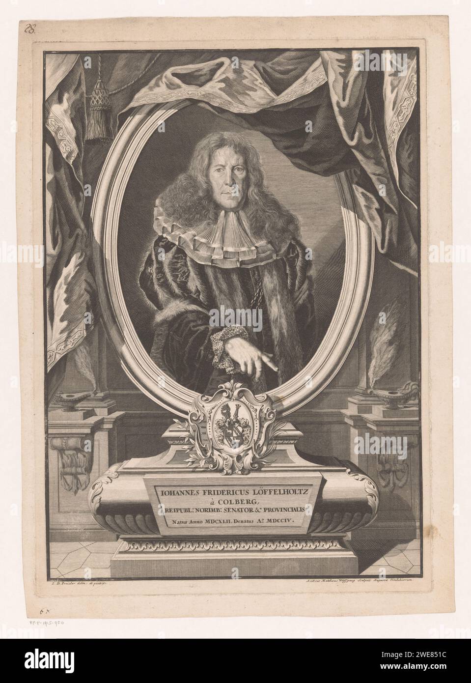 Johann friedrich loffelholtz von colberg hi-res stock photography and ...