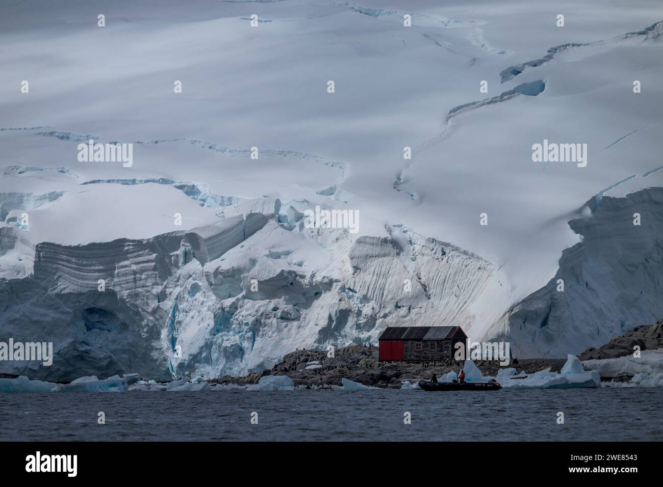 The boat shed at Port Lockroy, Antarctica Stock Photo - Alamy