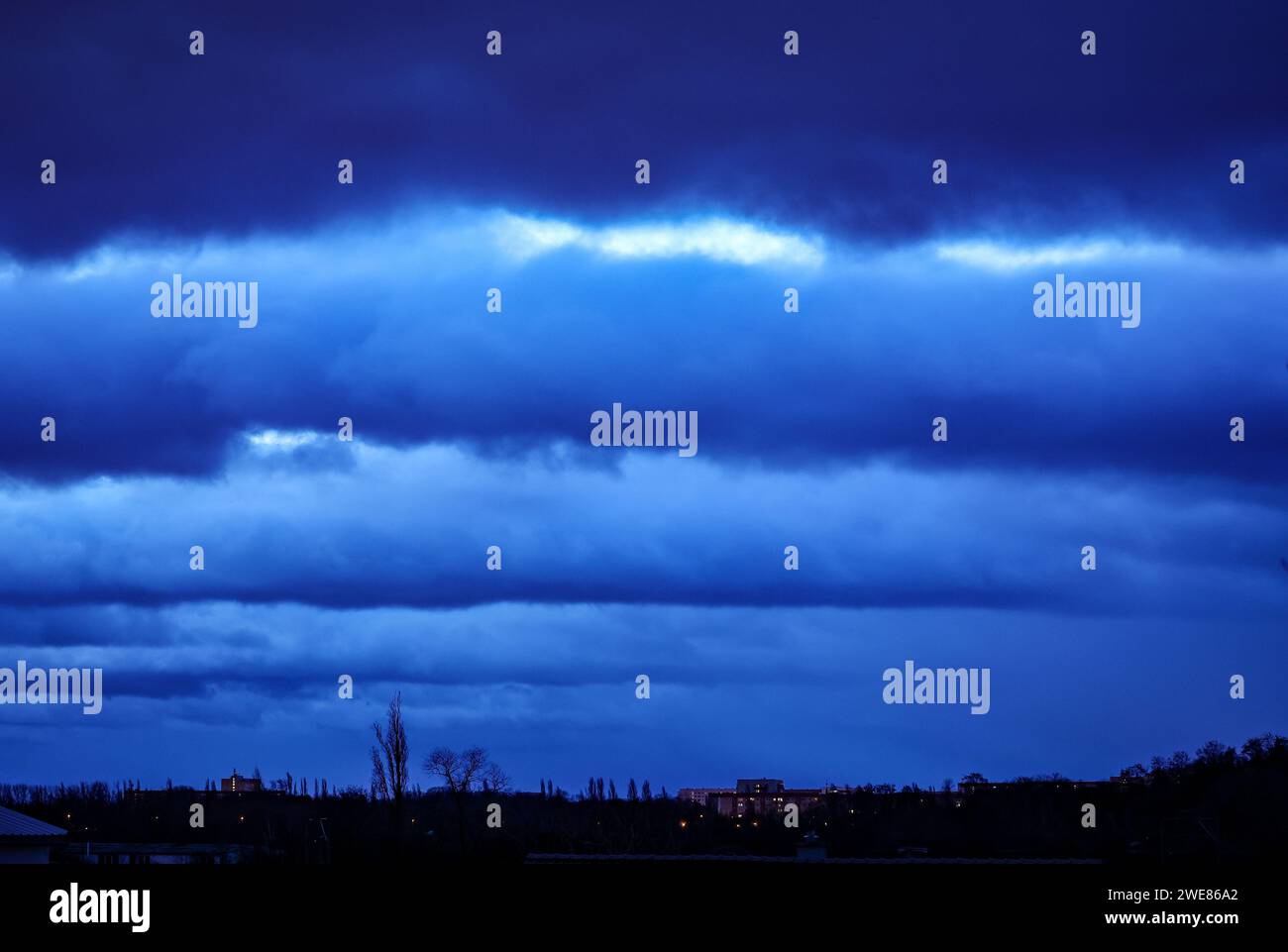 Leipzig, Germany. 24th Jan, 2024. Clouds move across the country in ...